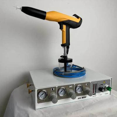 중국 소형 호퍼 컴팩트 코팅 장비와 함께 소형 휴대용 금속 분말 페인팅 기계 판매용