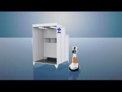 Zware automatische poedercoatingsmachine met gereduceerde schramvastheid