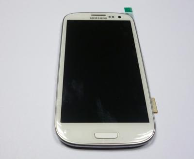 China IPS het de Aanrakingsscherm van Samsung LCD met kader voor S3 i9300 LCD met Becijferaarwit Te koop