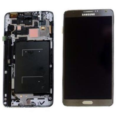 China 5,7 polegadas de painel LCD de Samsung sem quadro para Note3 N9000 LCD com cinza do digitador à venda