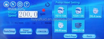 Cina CT100-1A Pumpa peristaltica touch screen in vendita