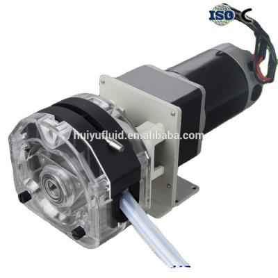China DC-stapmotor 12v 24v AC220v 110v chemisch reagens voor waterbehandeling dosering kalfsvoer zelfpriming ODM OEM peristaltische pomp Te koop