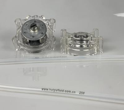China PC-Gehäuse Kristall BZ 15 Pumpenkopf Stutable Tube 25# maximale Durchflussrate 960ml/min zu verkaufen