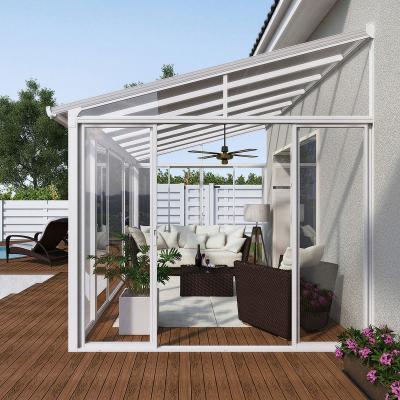 China Commercial Aluminum Retractable Sunrooms Aluminium windows and Doors Materials Laminated Glass Garden Sunroom for Outdoor Use for sale