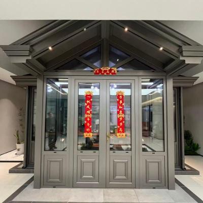 China YATTON Modern Aluminum Retractable Outdoor Pergola with Laminated Glass Conservatory Sunroom for Garden Patio & Villa for sale