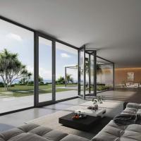 Quality Modern Aluminum Folding Door for House Exterior Aluminum Alloy Frame Folding for sale