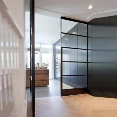 China Modern Luxury Aluminum Door and Window Material Pivot Door Heavy Sliding Door for Villa & Apartment Custom Entry Door for sale
