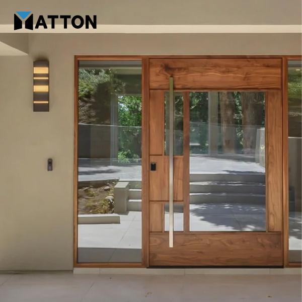 Quality Factory's Modern Home Entry Aluminum Pivot Door Custom Waterproof for Apartment and Villa Use for sale