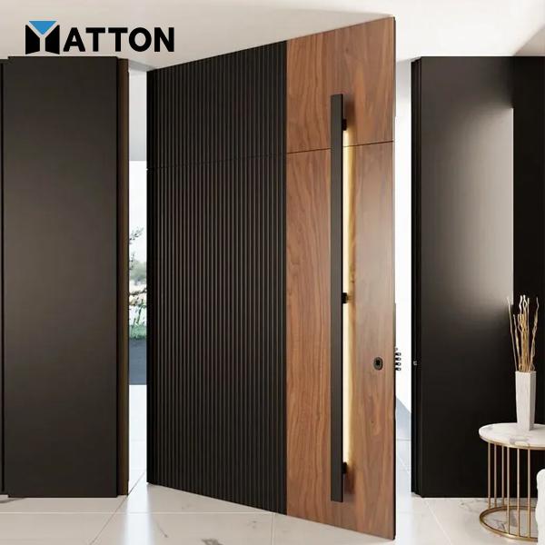 Quality High Quality Factory Direct Interior Modern Apartment Bedroom Anti-Theft Pivot Door New Arrival for sale