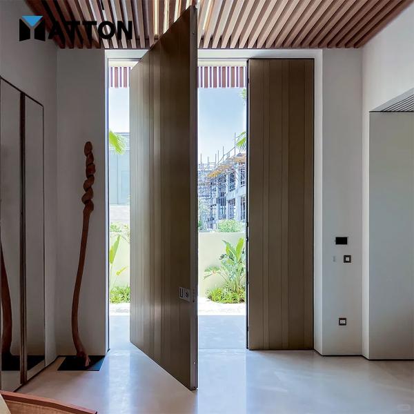 Quality High Stability Aluminum Pivot Door, Smooth Operation, Low Maintenance, Ideal for Main Entrance & Exterior Use for sale
