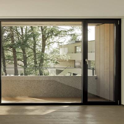 China Modern Waterproof Windproof Aluminum Alloy Front Casement Door Window Sound Insulation for Kitchen Home Workshop School for sale