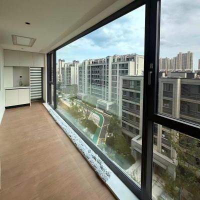 China Soundproof Customized Insulation Aluminum Casement Window Aluminum bar for Window and Door Aluminum Framed  Casement Window for sale