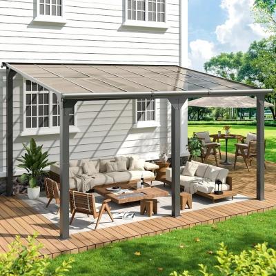 China YATTON New Customized Aluminum Summer Prefab House Garden Room Waterproof Eco-Friendly Durable Wind Resistant Outdoor Pavilion for sale