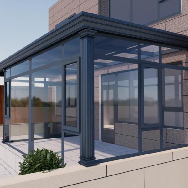 Quality Wholesale Aluminum Glass Sunrooms Aluminum Glass Conservator Greenhouse Sunrooms & Glass Houses for sale