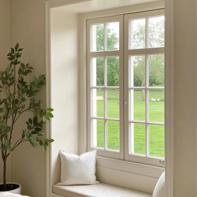China Customized Modern Stainless Steel French Window Soundproof Window for Kitchen and Living Room Aluminium Material for windows for sale