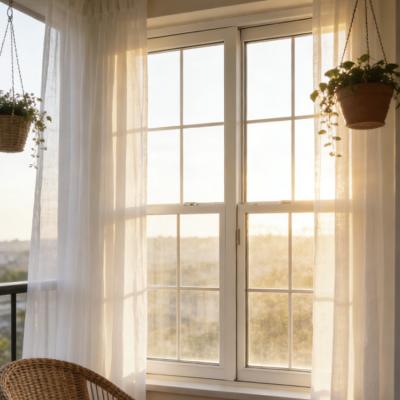 China Modern YATTON Brand Aluminum Vertical Sliding Double Hung Windows Stainless Steel Windproof Design for School Bedroom Commercial for sale