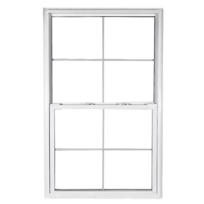 China Professional-grade Windproof Anti-Theft Design High Impact Aluminum Vertical Sliding Double Hung Windows Stainless Steel Modern for sale