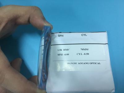 中国 接眼レンズの単一の視野1.56枚の索引レンズ、65/72mmの直径の1.56のHmcレンズ 販売のため