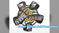 High Speed PDC Drill Bit For Soft Formations