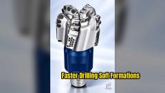 High Speed PDC Drill Bit for Soft Formations 26 Cutter