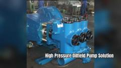 High Pressure Oilfield Plunger Pump IP55 Anti Corrosion