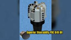 High Efficiency Steel Body PDC Directional Drill Bit