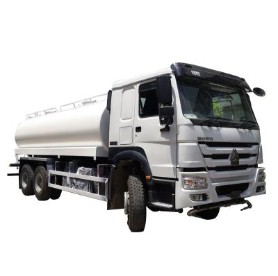 China Water sprinkling new sinotruk howo street wash road cleaning heavy duty pump spraying 20000l water flushing device truck for sale for sale