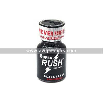 China AWJpoppers 10ML PWD Super Rush Original Black Label Poppers for Gay for sale