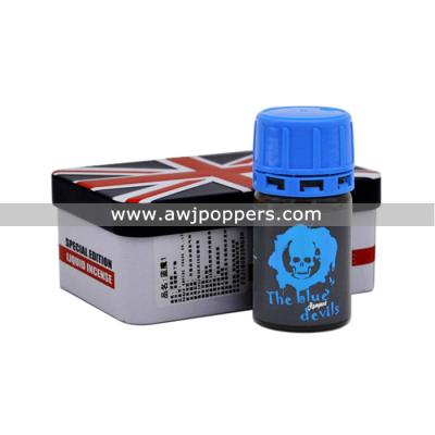 China AWJpoppers Wholesale 40ML Iron Box The Blue Devil Poppers Strong Poppers for Gay for sale
