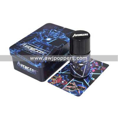 China AWJpoppers Wholesale 40ML Iron Box Iron Man  Poppers Strong Poppers for Gay for sale