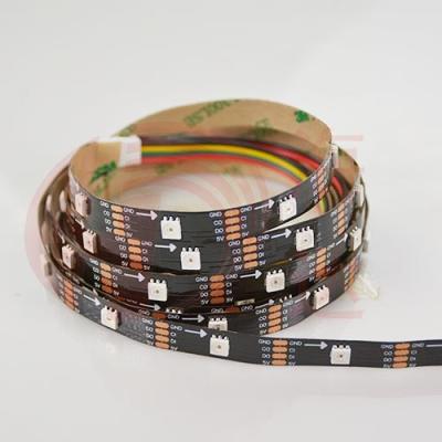 China Newstar Hida 30pixels/m Individually High PWM 5050 30leds HD107S LED Strip replace Dotstar APA102 LED Mapping Poi en venta