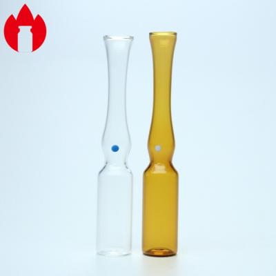 China Glass Ampoule 1ml-20ml Empty Clear Or Amber Pharma Injection Glass Ampoule for sale