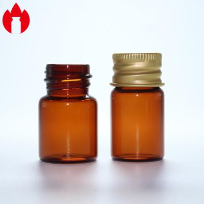 China Vial de vidro do pescoço de 5 ml, com tampa de alumínio à venda