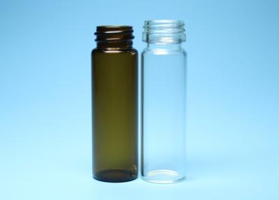 China Los frascos profesionales del top del tornillo 15ml despejan y el color GMP de Brown certificados en venta