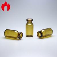 China Pharmaceutical 3ml Amber Tiny Medical Glass Vials for sale