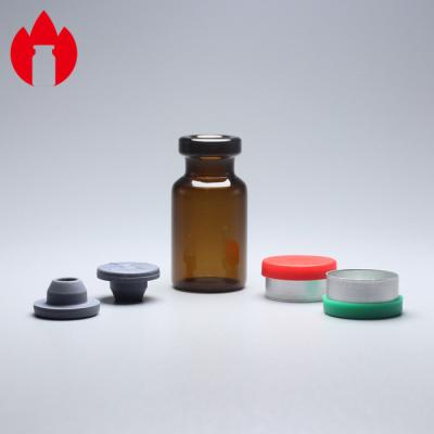China 2ml Pharma Brown Soda Lime Glass Vial for sale