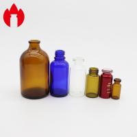 China Empty Disposable Pharma Injection Glass Vial for sale
