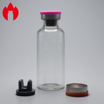 China Medicinal Lucid 30ml Crimp Top Multi Use Borosilicate Tubular Glass Vial for sale