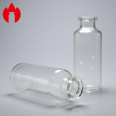 China Medicinal Lucid 30ml Crimp Top Multi Use Borosilicate Tubular Glass Vial for sale