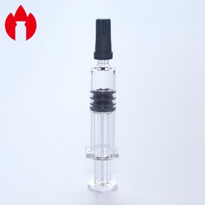China 1ml Standard Lure Glass Prefilled Syringes With Soft Protecting Cap for sale