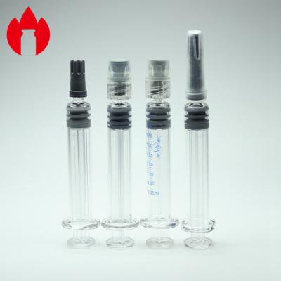 China fechamento neutro de Luer da seringa do vidro de Borosilicate 2.25ml para médico e cosmético à venda