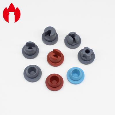 China Durable Medical Rubber Stopper , 20mm Rubber Stopper With Various Color for sale