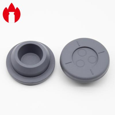 Tapones de goma farmacéuticos gris 28-B1 esterilización con óxido de etileno