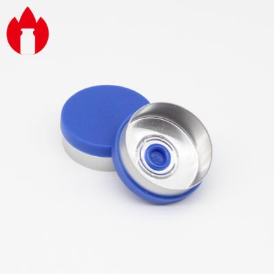 China 20mm Aluminium Plastic Crimp Cap , Pharmaceutical Vial Cap for sale