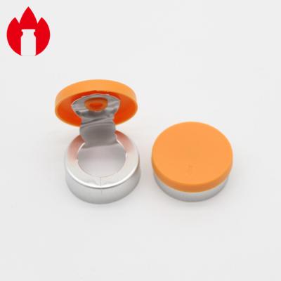 les chapeaux pharmaceutiques de fiole d'injection de 20mm arrachent le type matériel en plastique d'aluminium de pp