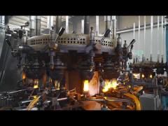 Glass bottle production process