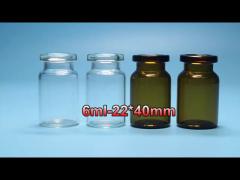 tubo de ensaio de vidro da multi dose de 2ml 3ml 5ml 8ml 10ml 20ml 30ml para o líquido e o pó farmacêuticos
