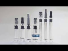 Seringues préchargées vides de verre borosilicate neutre