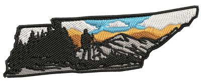 Cina Escursione del ricordo sostenibile di viaggio di Tennessee State Custom Embroidered Patch in vendita