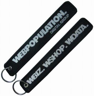Cina Logo Embroidery Key Chains Remove su ordinazione prima della catena chiave di volo per l'aeroplano in vendita